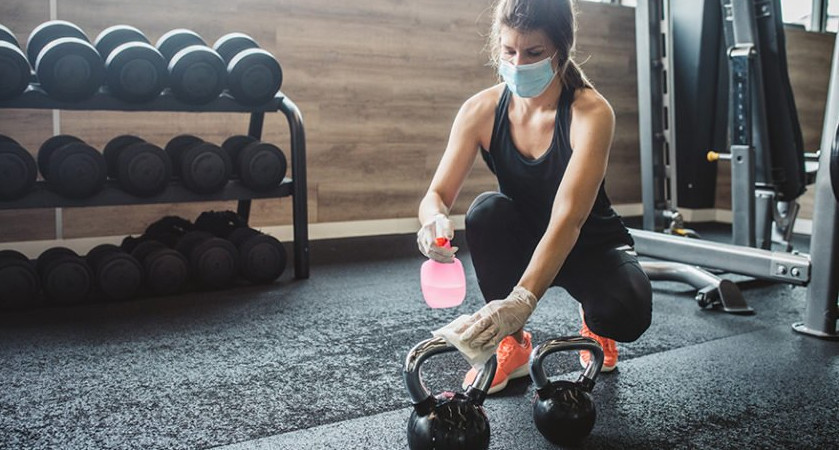 How To Clean Gym Equipment When You Return To The Gym - On Check by ...